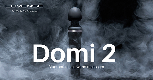 Domi 2 by Lovense: Bluetooth app-controlled "mini" wand massager!